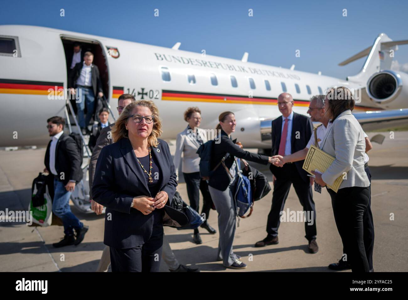Beirut, Lebanon. 04th Nov, 2024. Svenja Schulze (SPD), Federal Minister ...