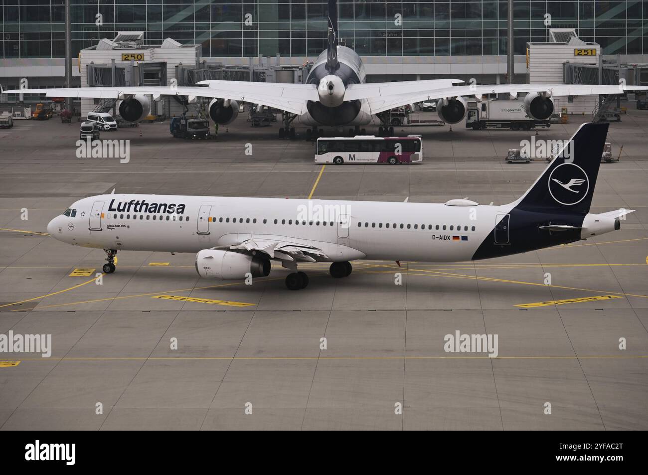 Flughafen München, Franz Josef Strauss, IATA-Code MUC. Foto: Lufthansa ...