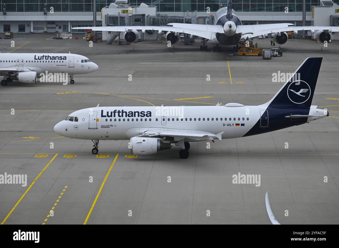 Flughafen München, Franz Josef Strauss, IATA-Code MUC. Foto: Lufthansa ...