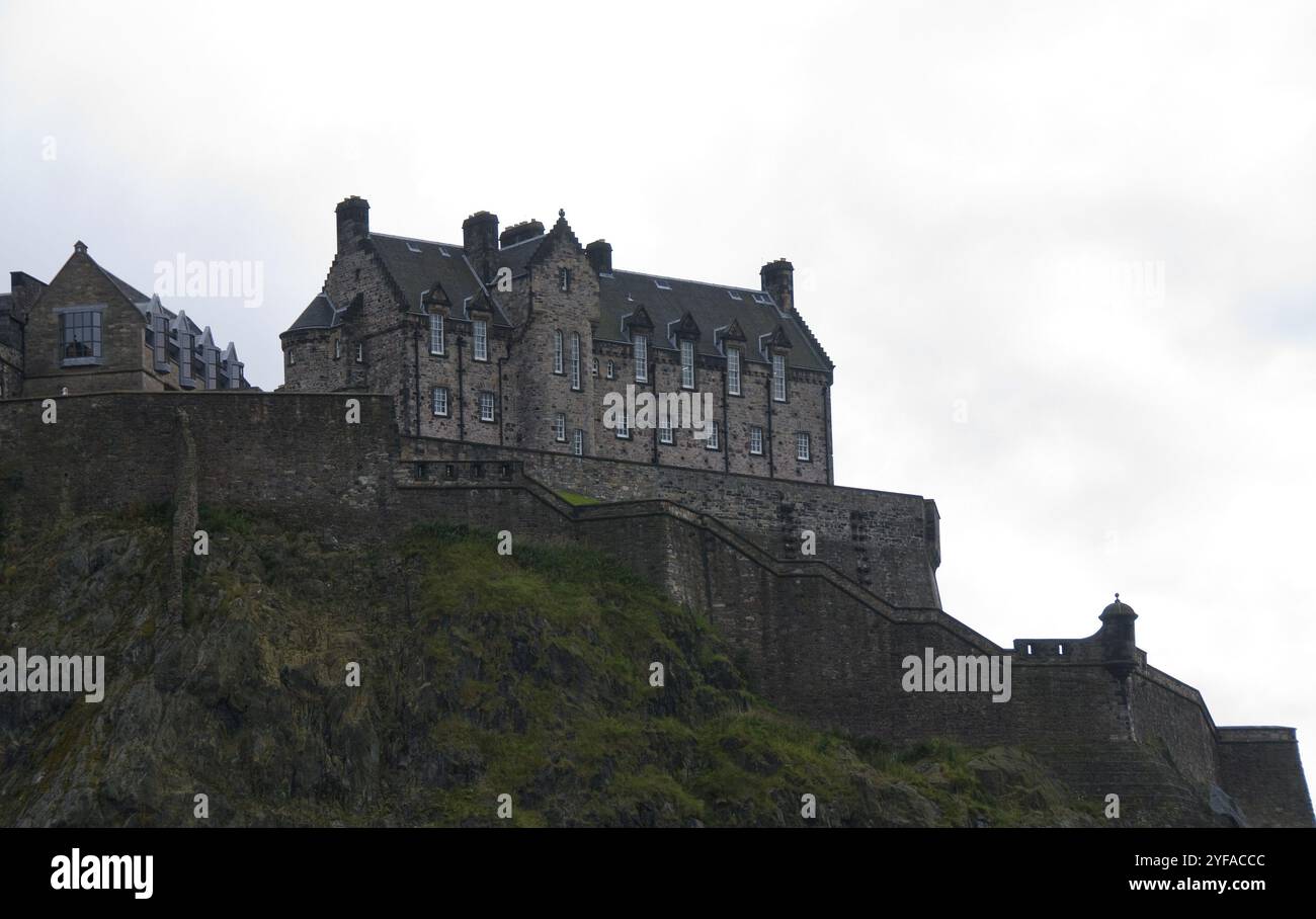 Famous Edinburgh castle main building in, Scotland UK Stock Photo - Alamy