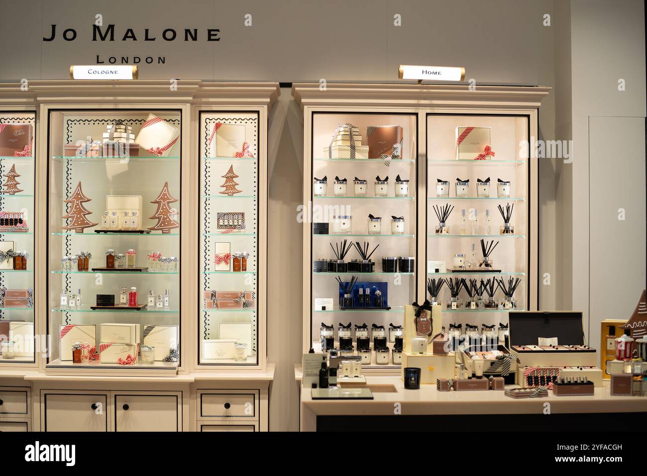 BANGKOK, THAILAND - DECEMBER 09, 2023: Jo Malone products on display at ...