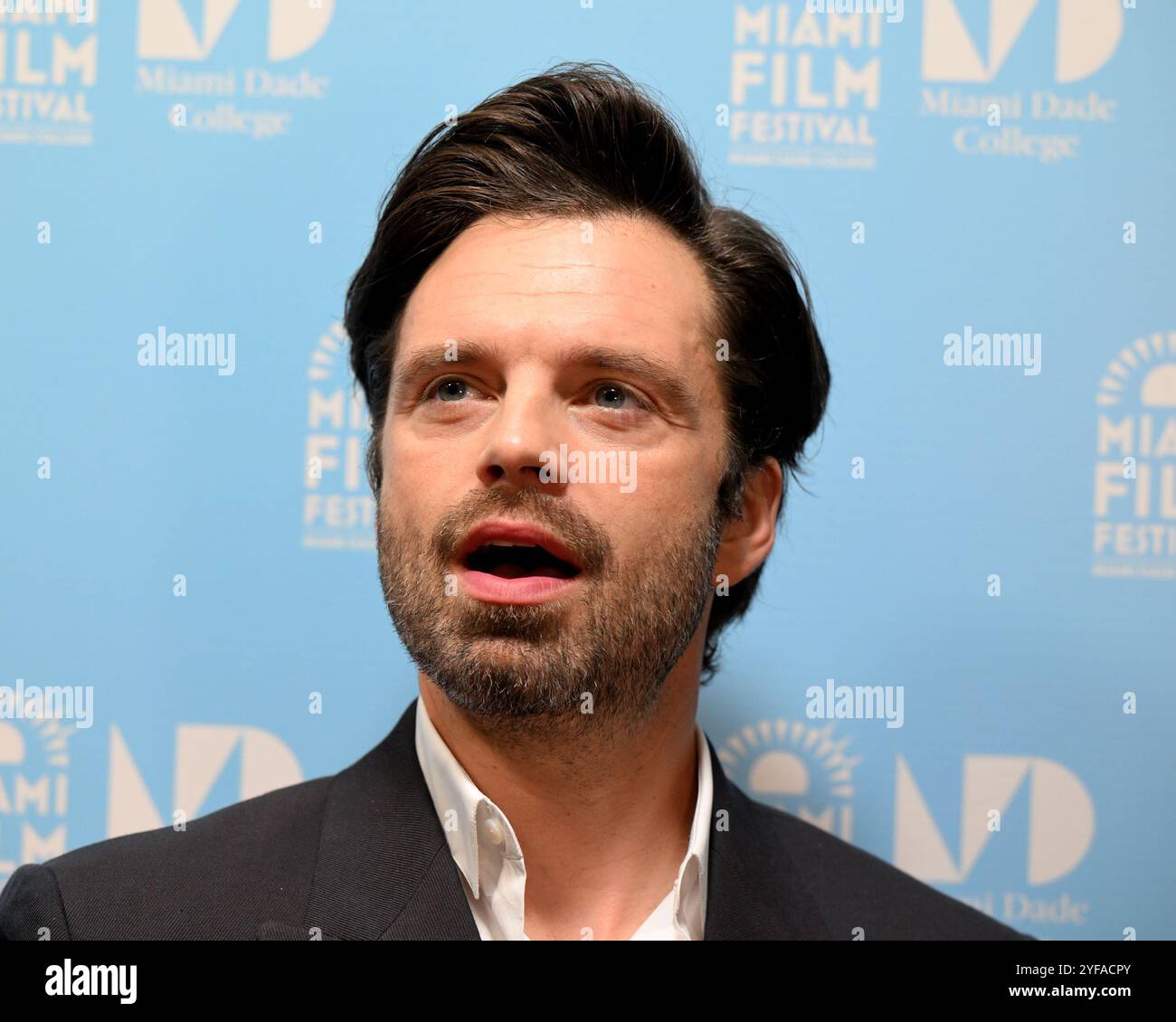 Miami, FL, USA. 03rd Nov, 2024. Sebastian Stan attends the Miami Film ...