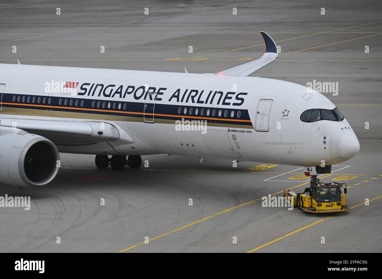 Flughafen München, Franz Josef Strauss, IATA-Code MUC. Foto: Airbus ...