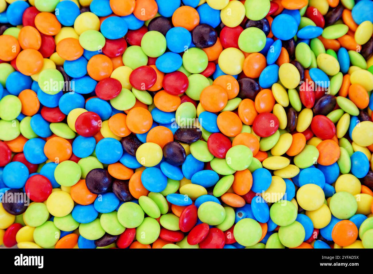 Closeup view of colorful small candies. Beautiful sweets Stock Photo ...