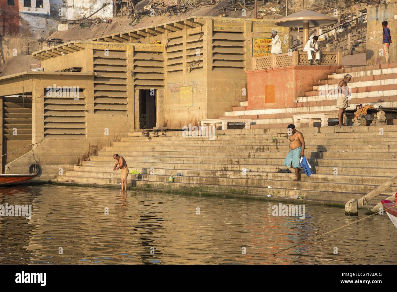 India entrance to bathing ghats on hi-res stock photography and images ...