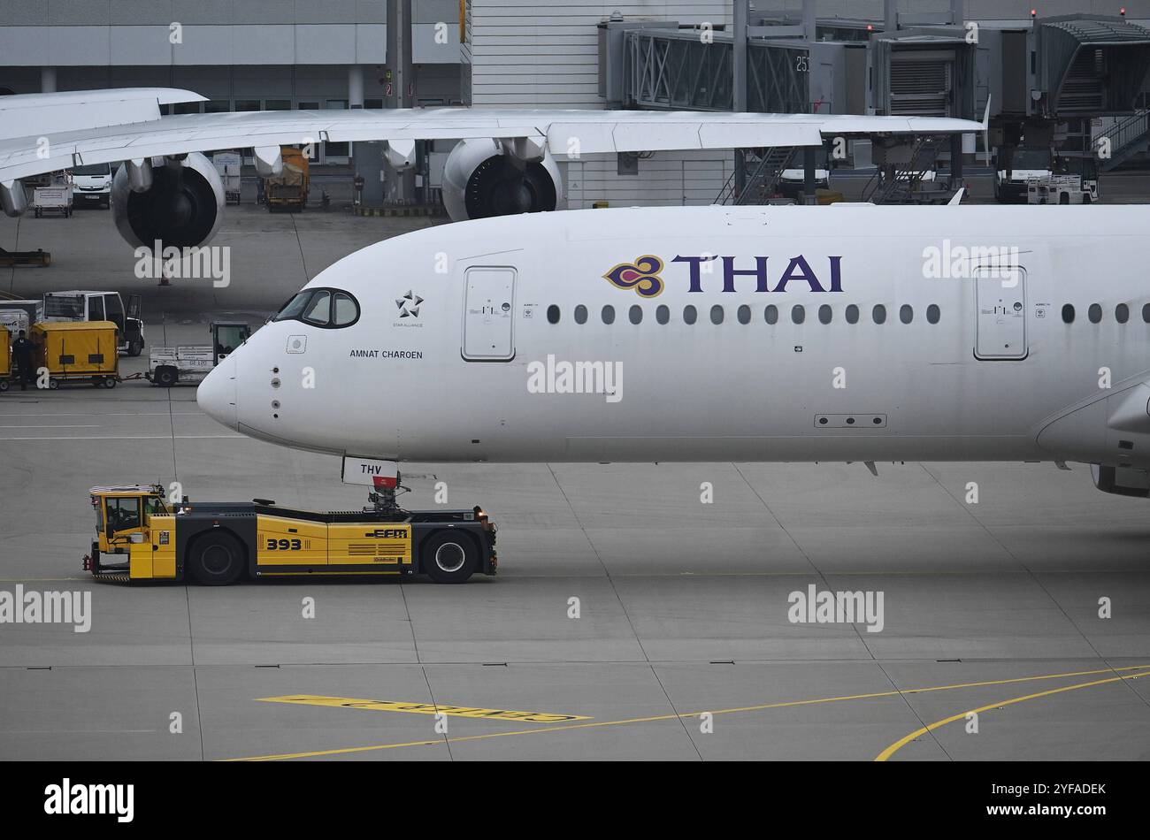 Flughafen München, Franz Josef Strauss, IATA-Code MUC. Foto: Airbus ...