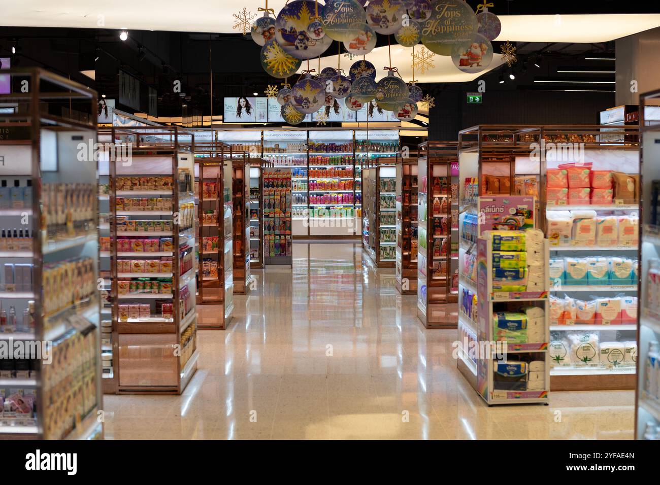 BANGKOK, THAILAND - DECEMBER 09, 2023: non-food products on display at ...