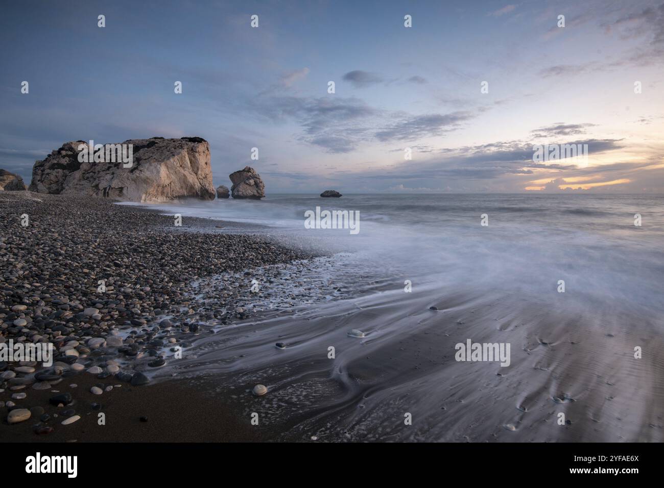 Seascape with windy waves during stormy weather at the rocky coastal ...