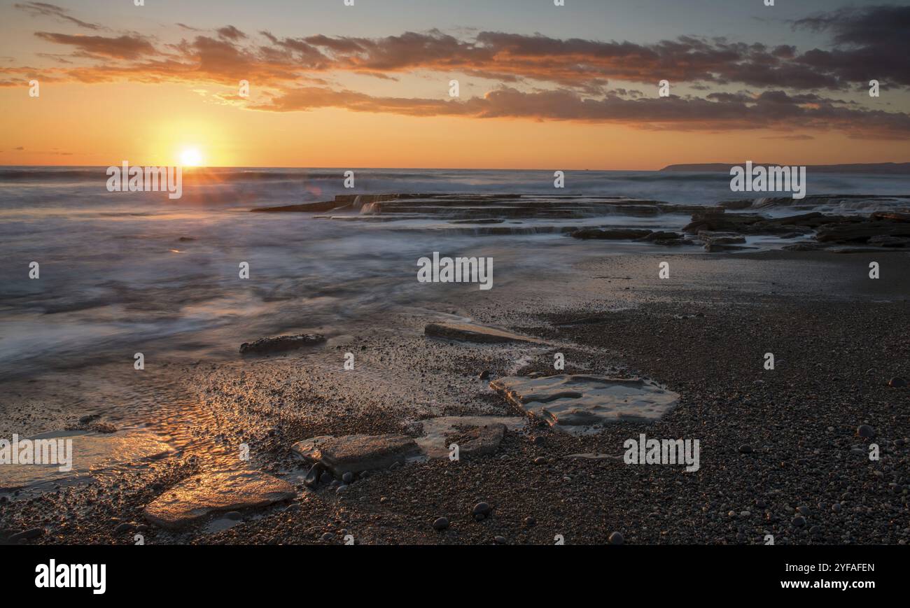 Rocky coast cyprus sunset hi-res stock photography and images - Alamy