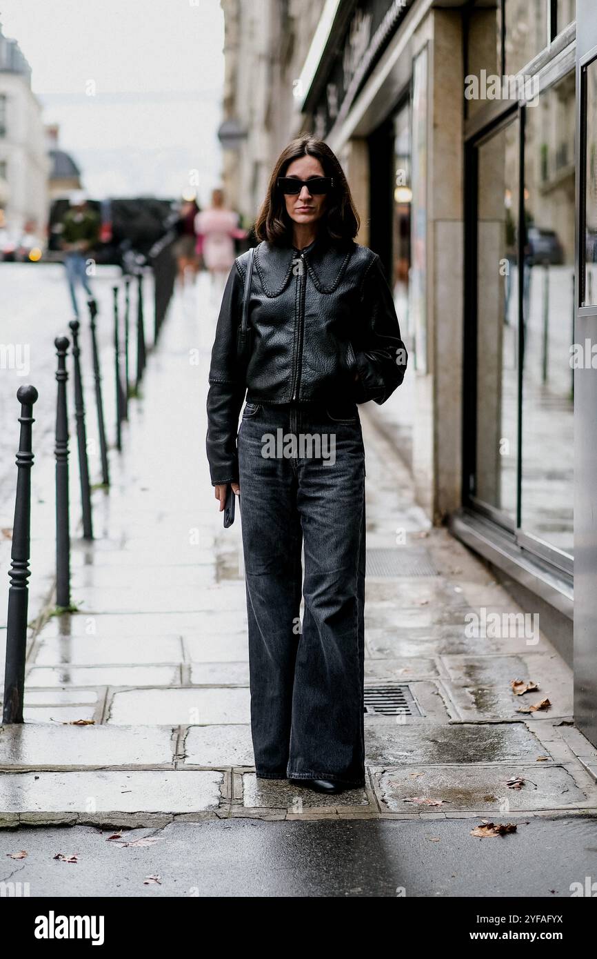 Paris, France. 27th Sep, 2024. Street style, Claire Marie Astruc ...