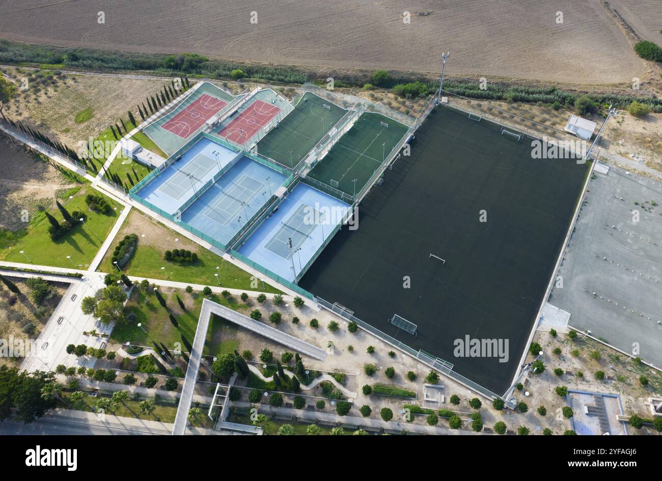 Football drone aerial hi-res stock photography and images - Alamy