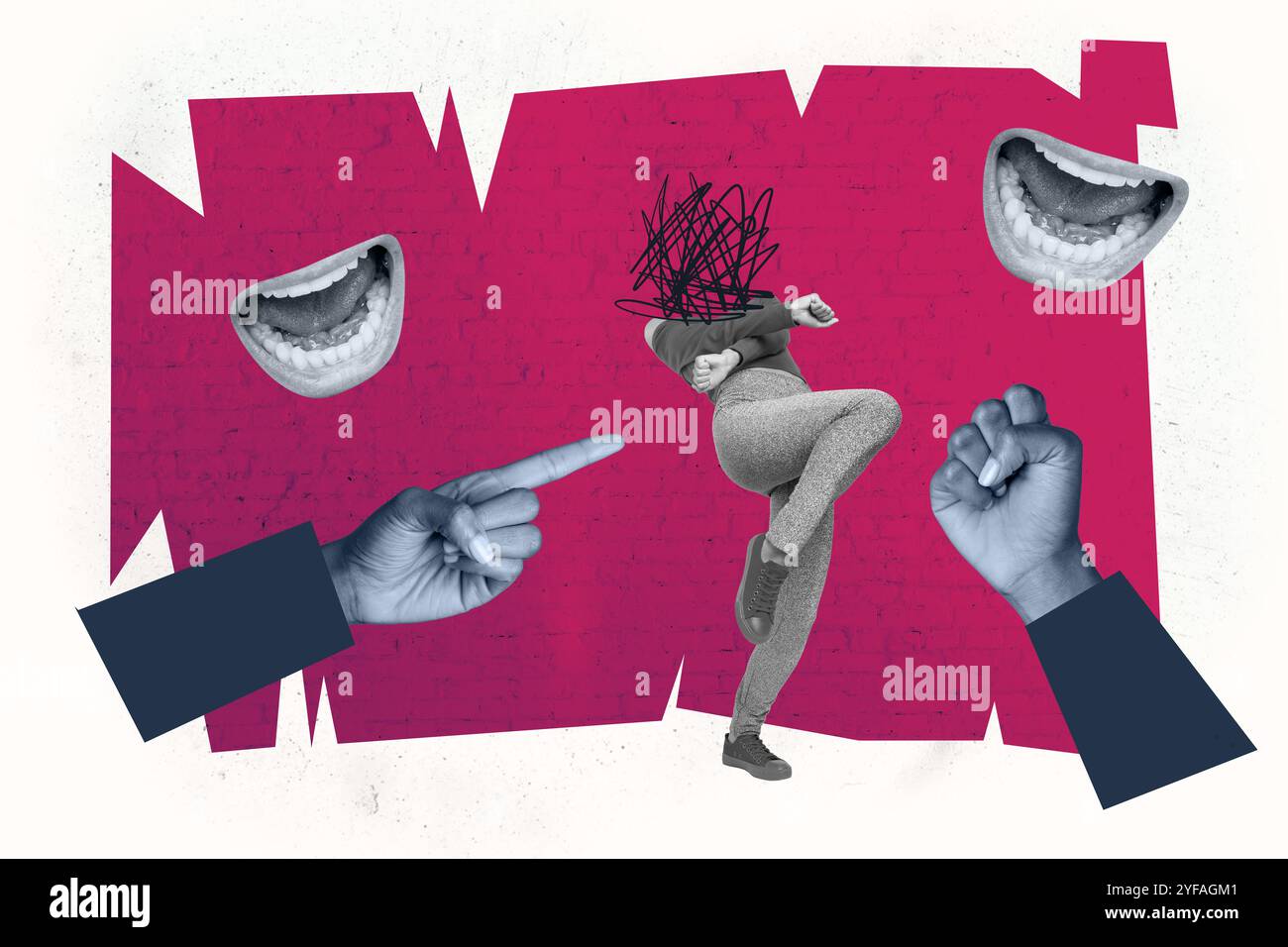 Harassment image Cut Out Stock Images & Pictures - Alamy