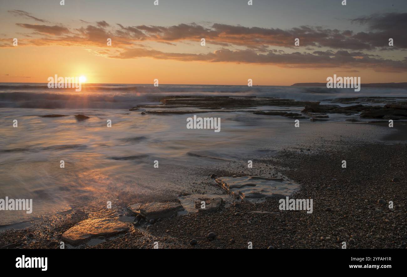 Rocky coast cyprus sunset hi-res stock photography and images - Alamy