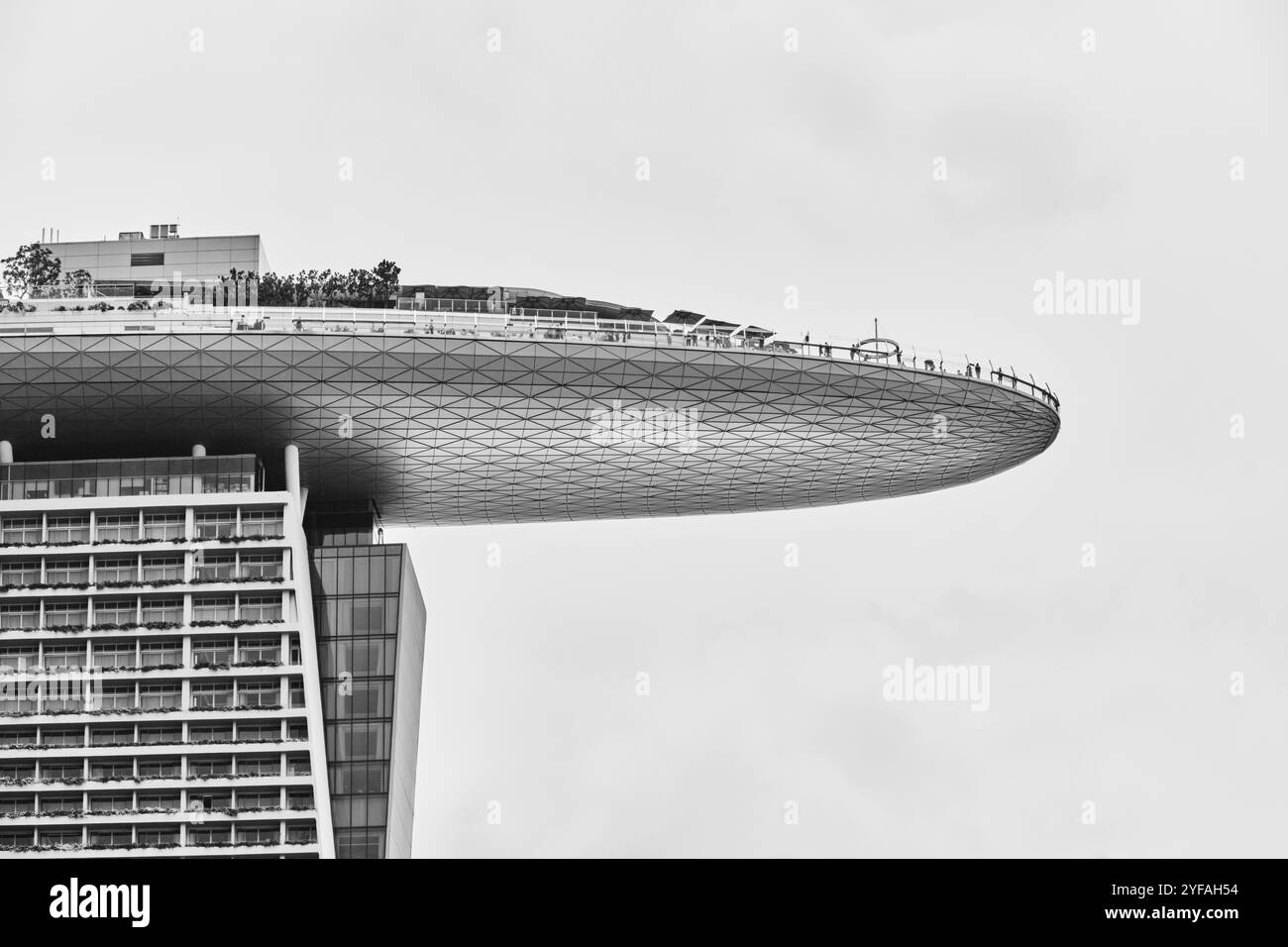 On the top of the skyscraper Black and White Stock Photos & Images - Alamy