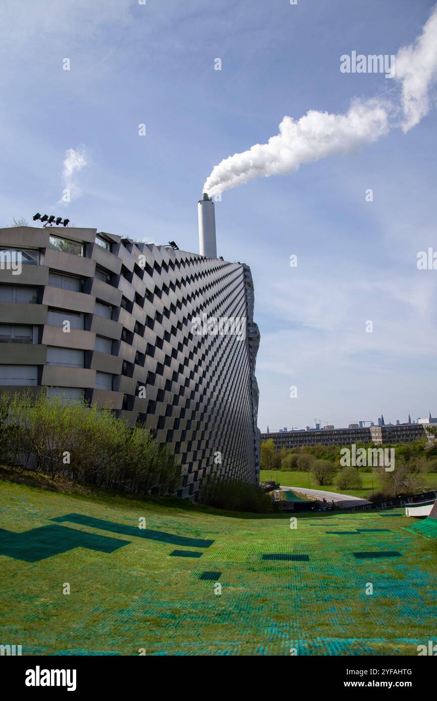 Amager Bakke in Copenhagen, Denmark, known as Amager Slope or Copenhill ...