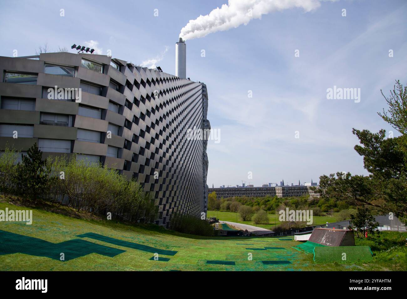 Amager Bakke in Copenhagen, Denmark, known as Amager Slope or Copenhill ...
