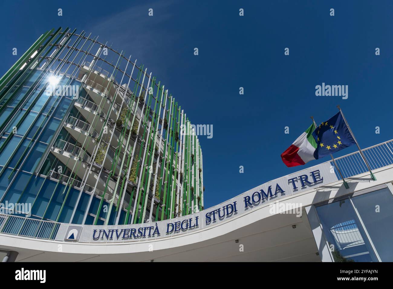 Modern Rectorate of Roma Tre University building. New Architectural ...