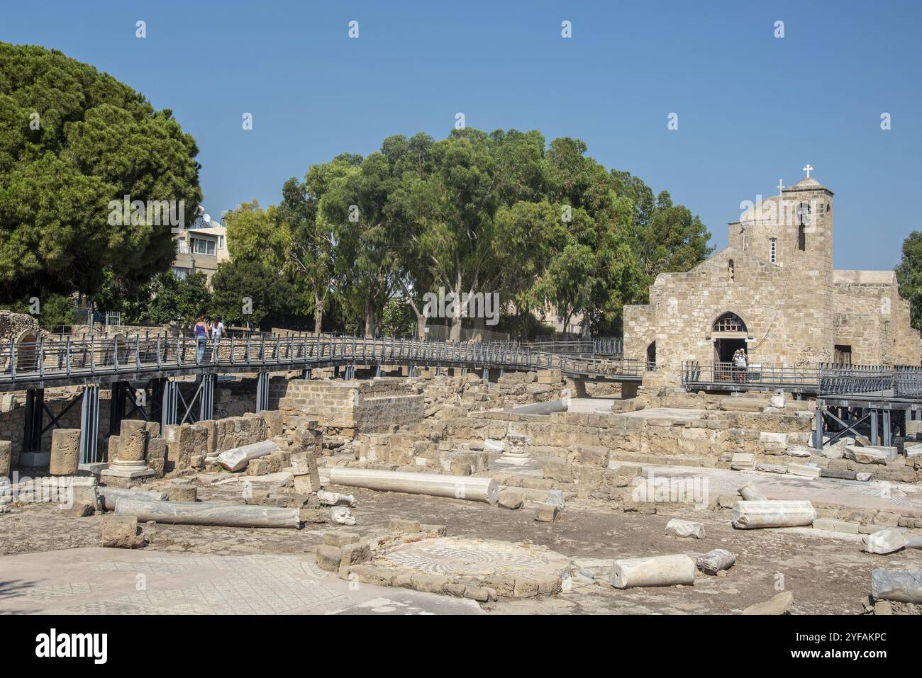 Holy Ancient orthodox Christian church of Ayia Kyriaki Chrysopolitissa ...