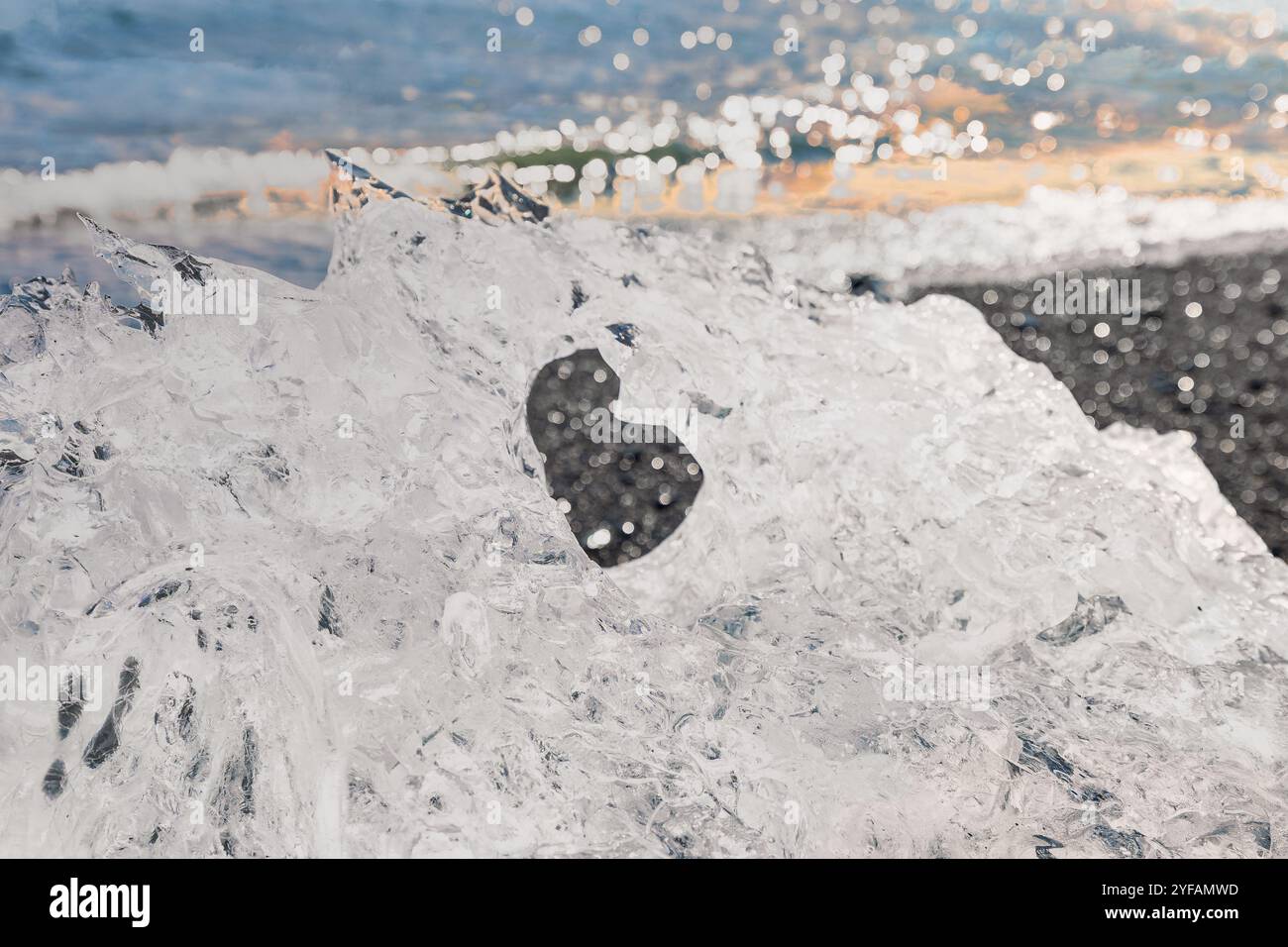Hole in ice on diamond hi-res stock photography and images - Alamy