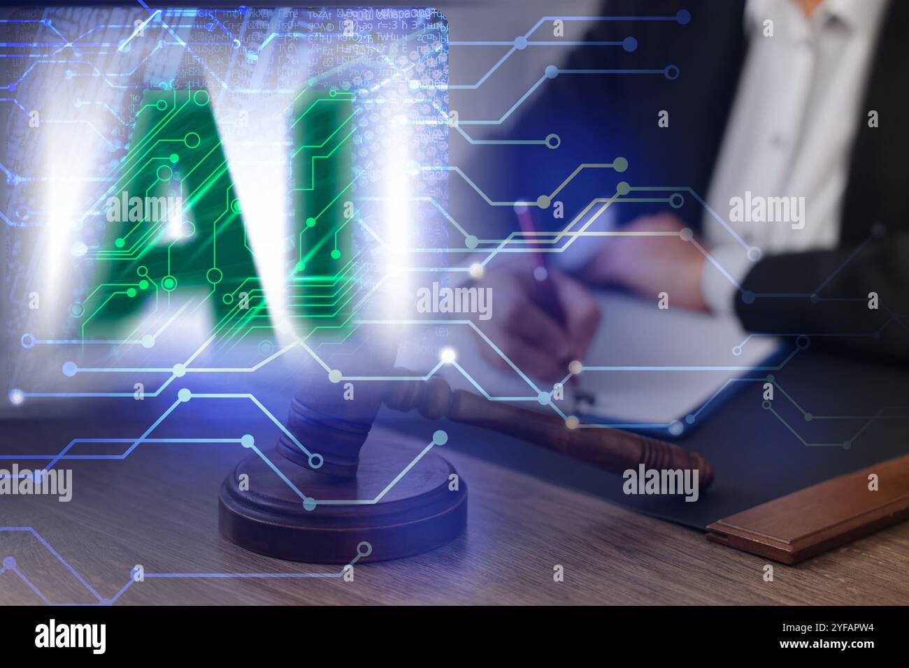 Artificial intelligence writing hi-res stock photography and images - Alamy