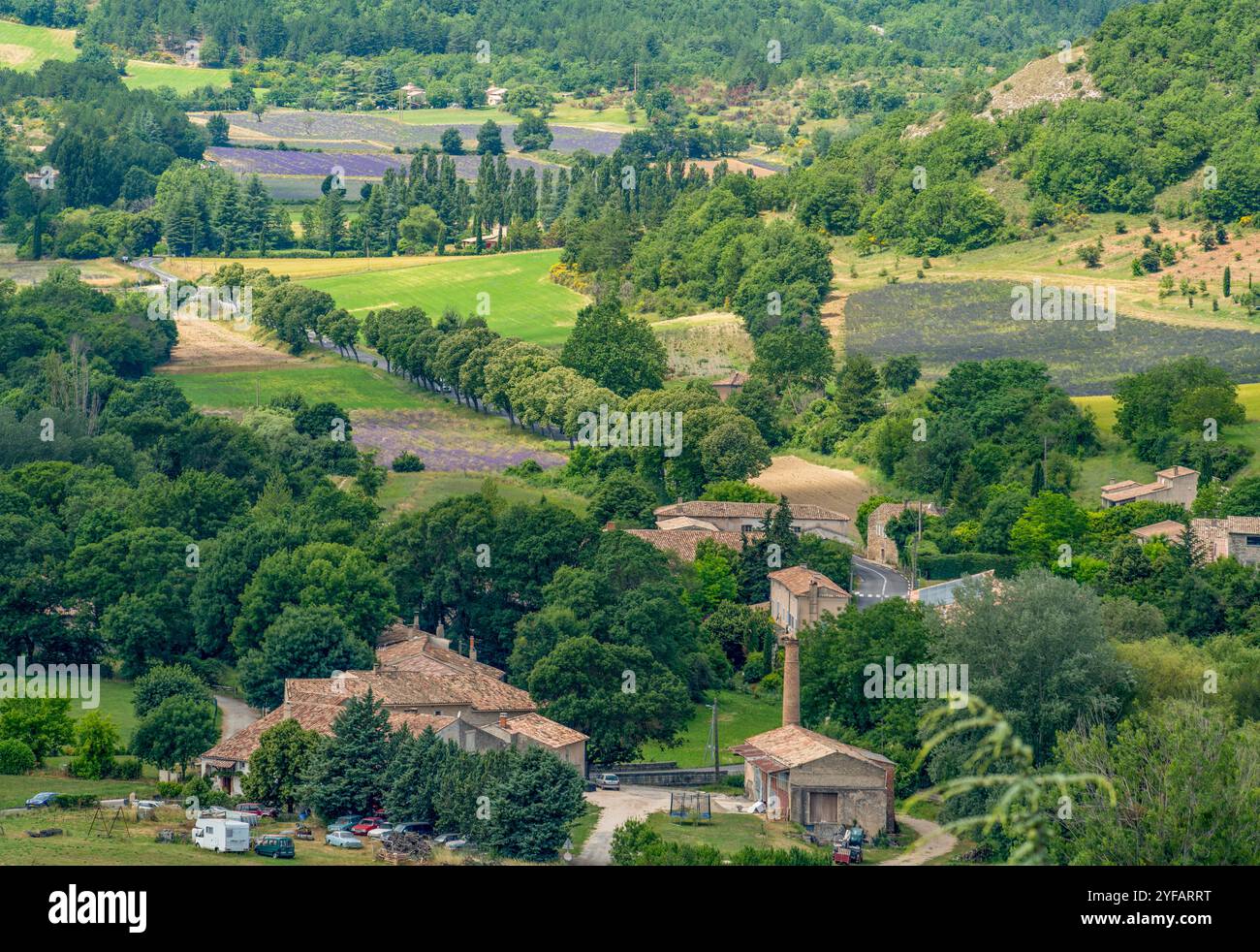 Impression around Mont Ventoux, a mountain in the Provence region of ...