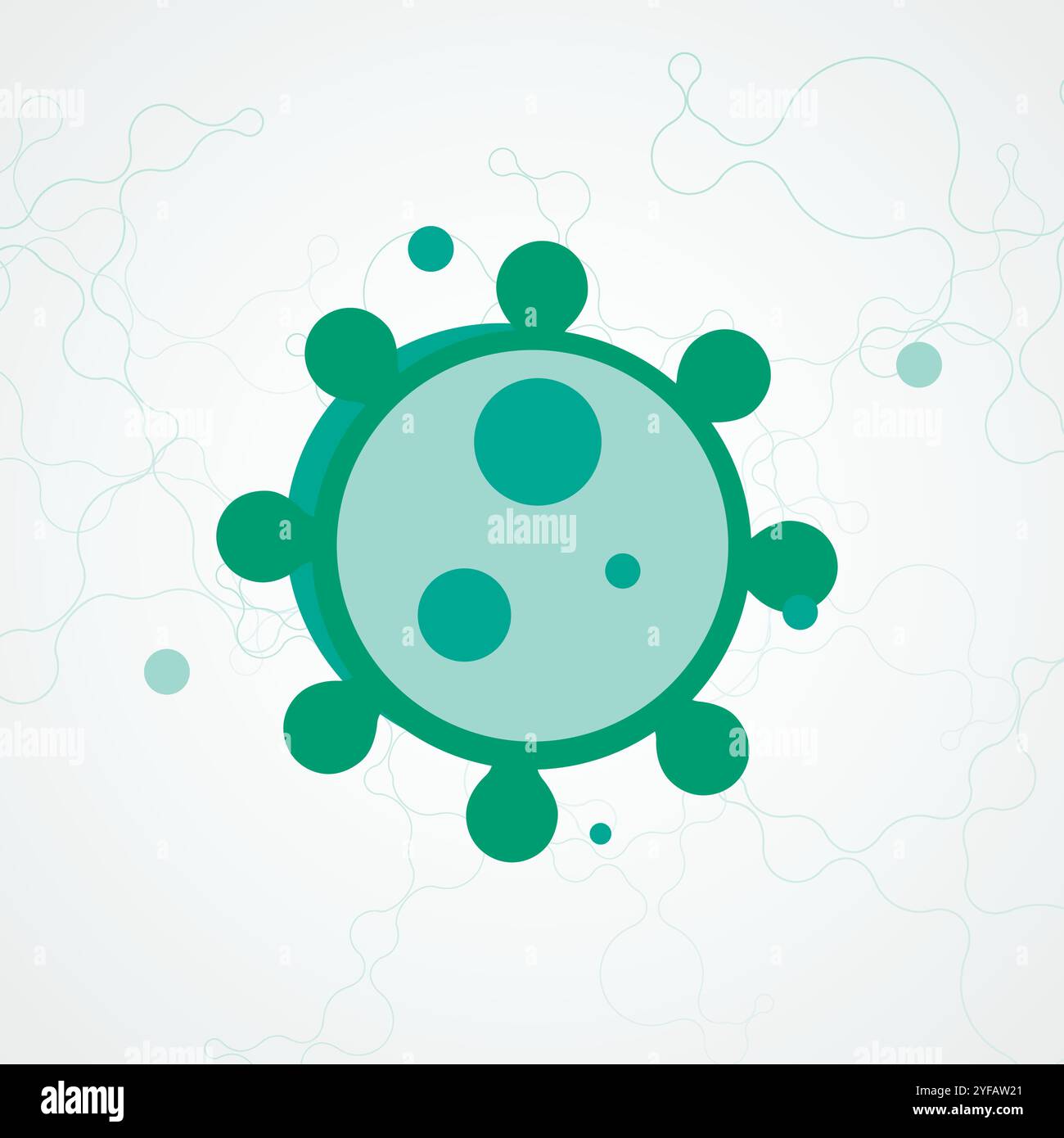 White bacteria on laptop icon hi-res stock photography and images - Alamy