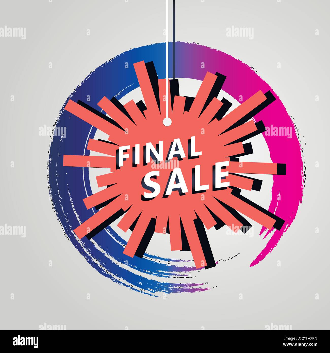 Final stock clearance sale Stock Vector Images - Alamy