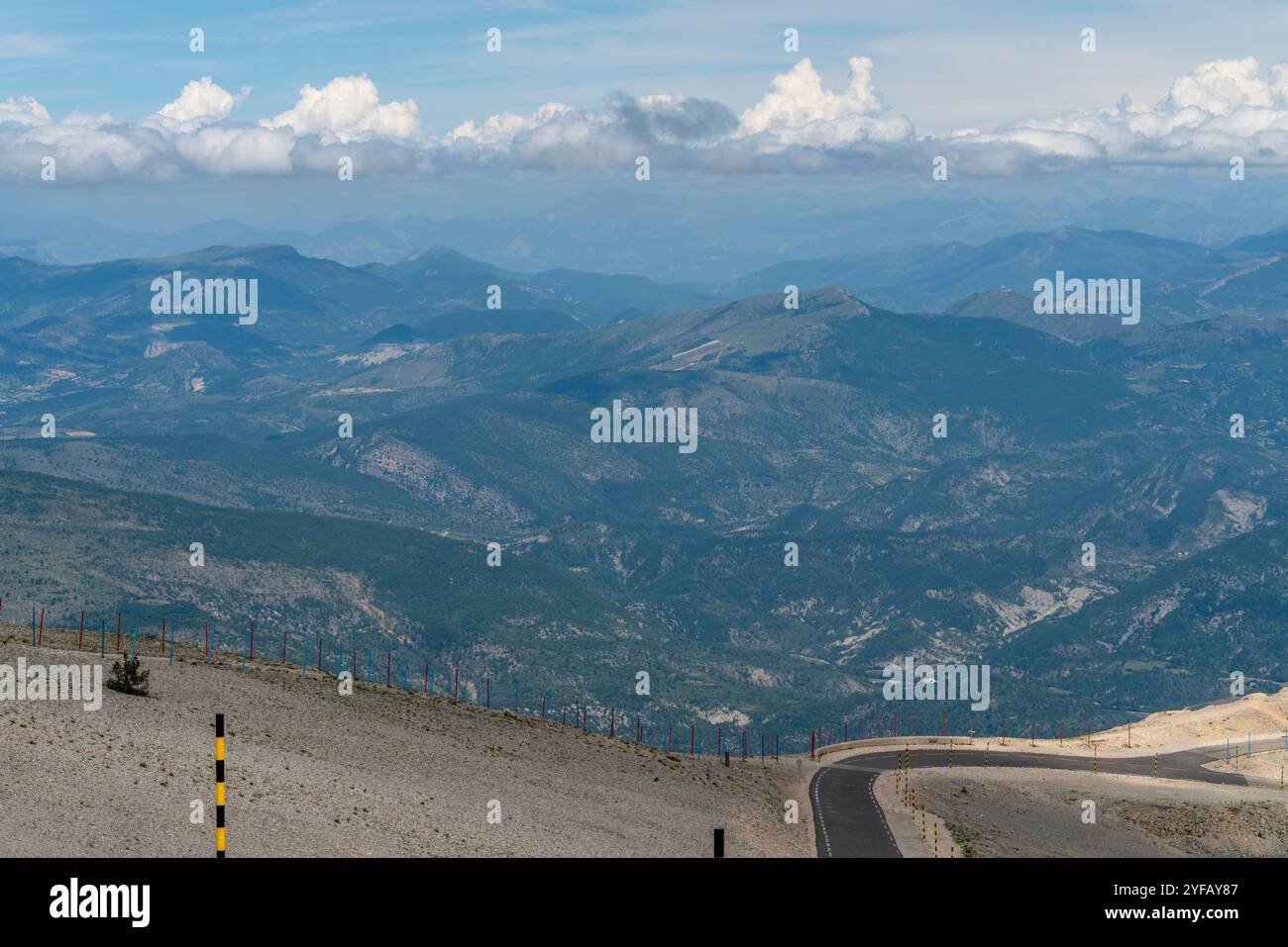 Impression around Mont Ventoux, a mountain in the Provence region of ...