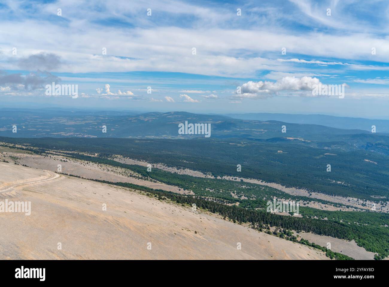 Impression around Mont Ventoux, a mountain in the Provence region of ...