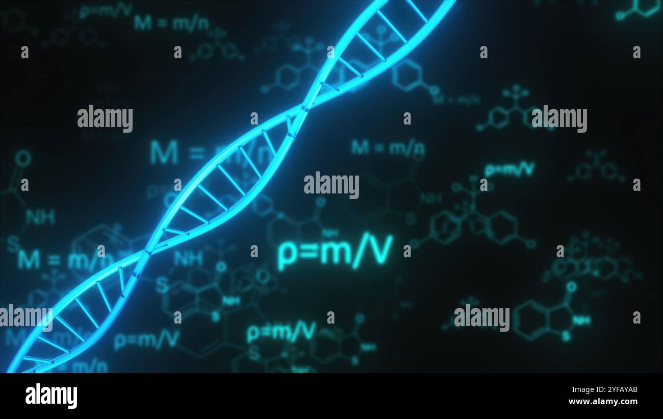 Animation data processing 3d dna hi-res stock photography and images ...