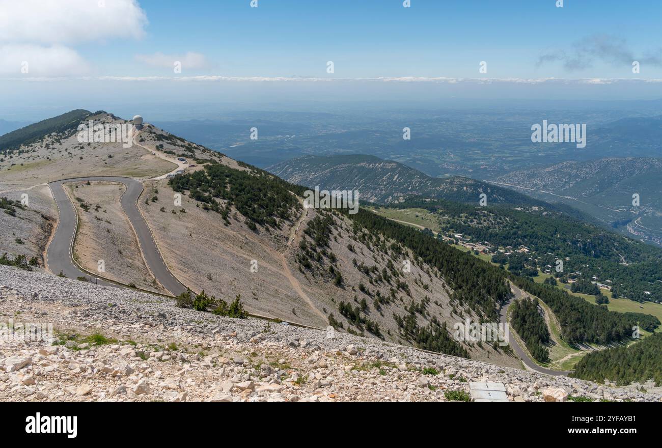 Impression around Mont Ventoux, a mountain in the Provence region of ...