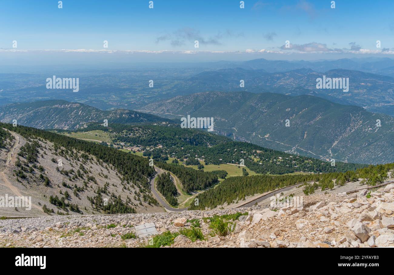 Impression around Mont Ventoux, a mountain in the Provence region of ...