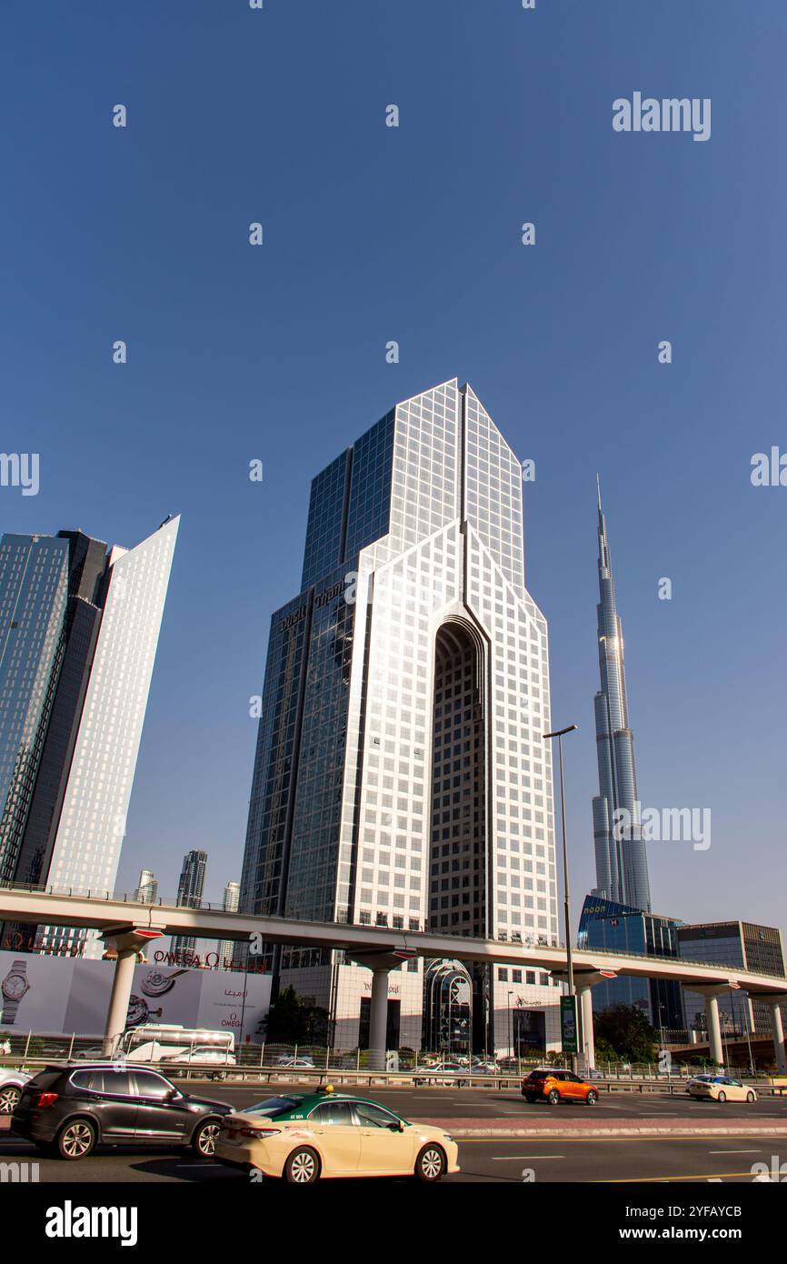 Dusit Thani Dubai Hotel on the Sheikh Zayed Road, United Arab Emirates ...