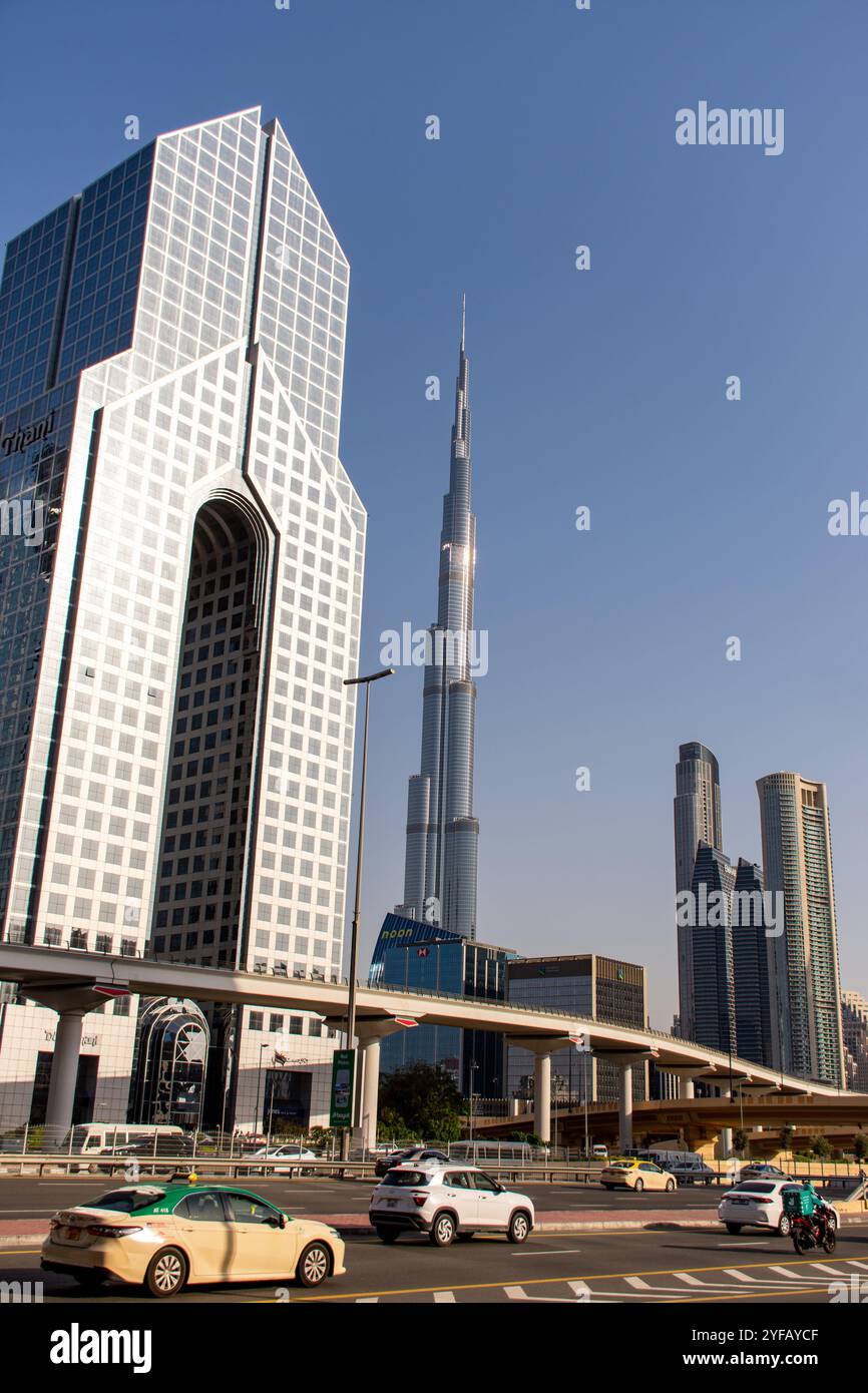 Dusit Thani Dubai Hotel on the Sheikh Zayed Road, United Arab Emirates ...