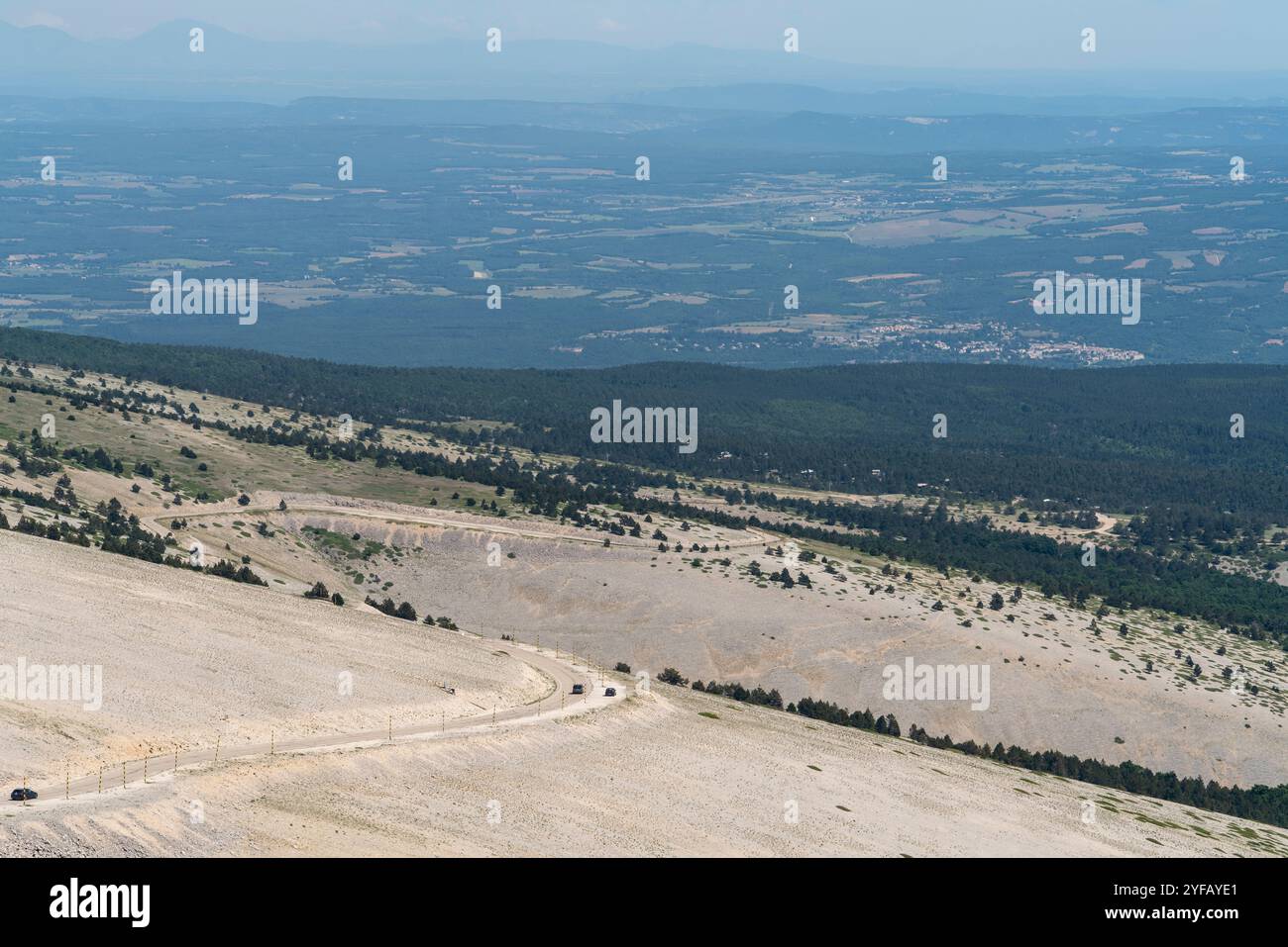 Impression around Mont Ventoux, a mountain in the Provence region of ...