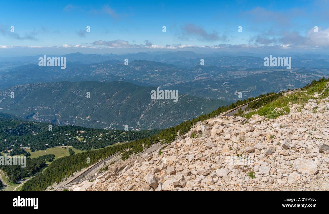 Impression around Mont Ventoux, a mountain in the Provence region of ...