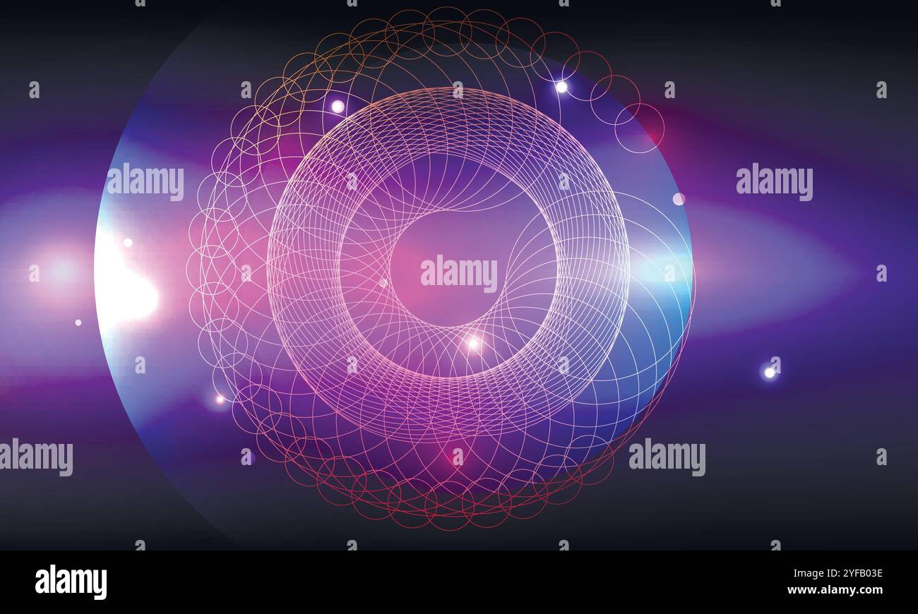Modern web banner for concept design. Dark abstract futuristic ...