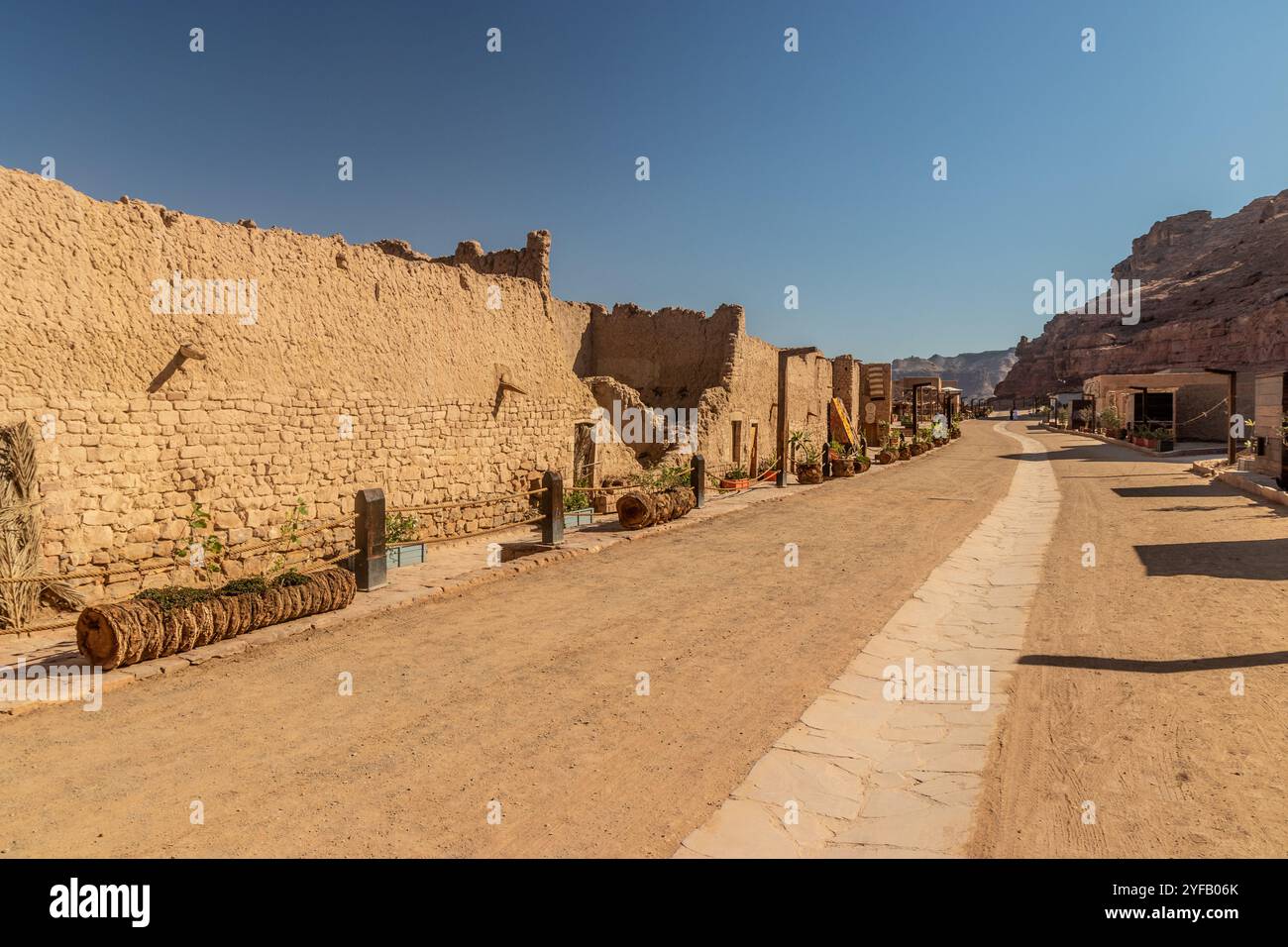 Street in Al Ula Old town, Saudi Arabia Stock Photo - Alamy