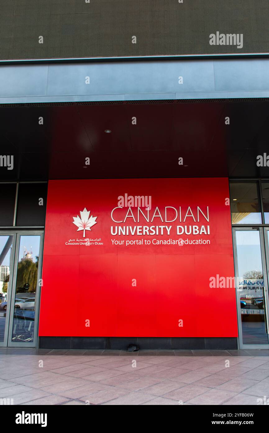 The Canadian University in City Walk Dubai, United Arab Emirates Stock ...