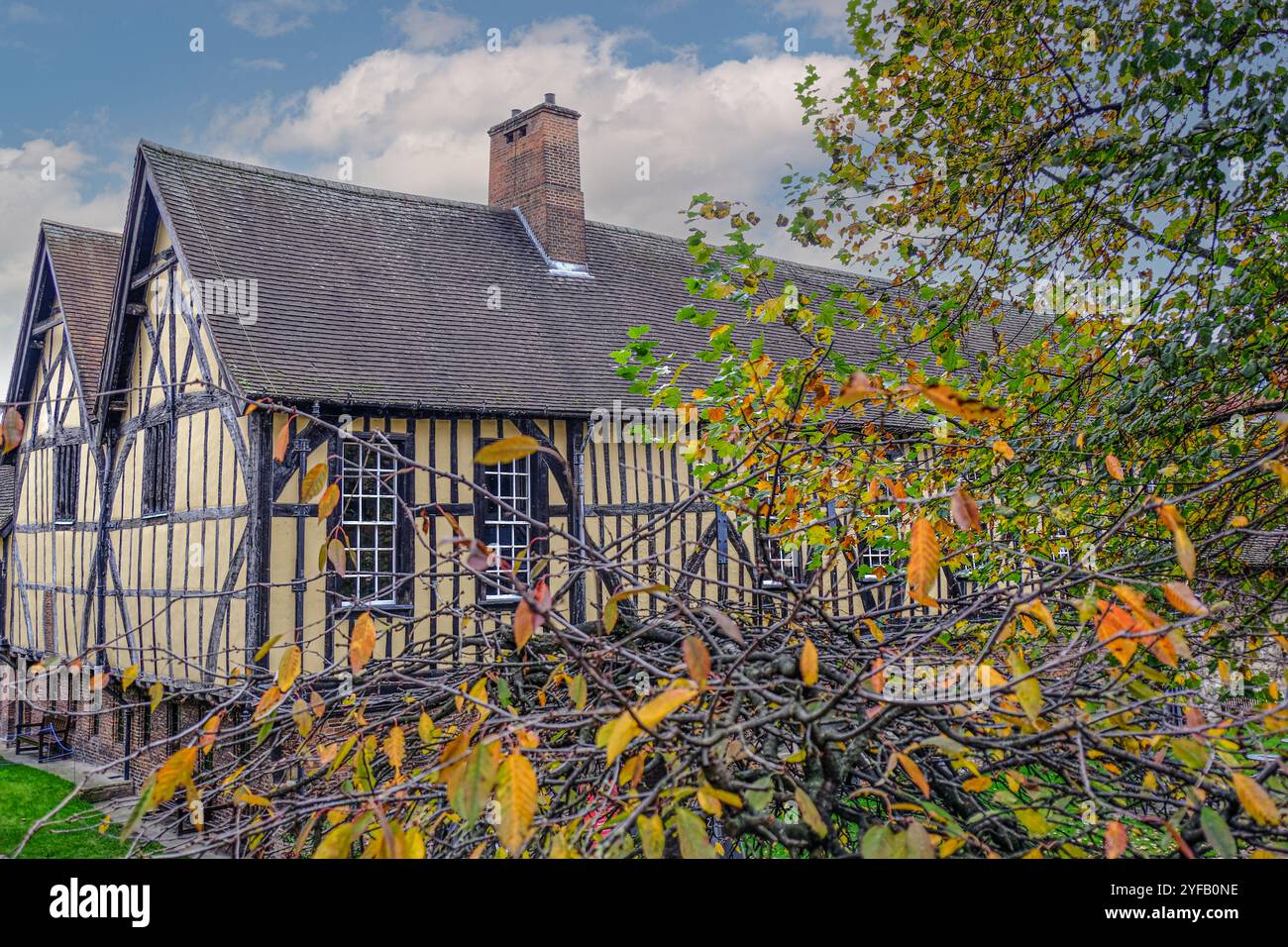 Merchant Adventurers. Historical 14th century Medieval Guild Hall, York ...