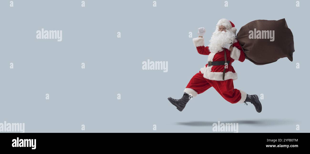 Funny stressed santa claus hi-res stock photography and images - Alamy