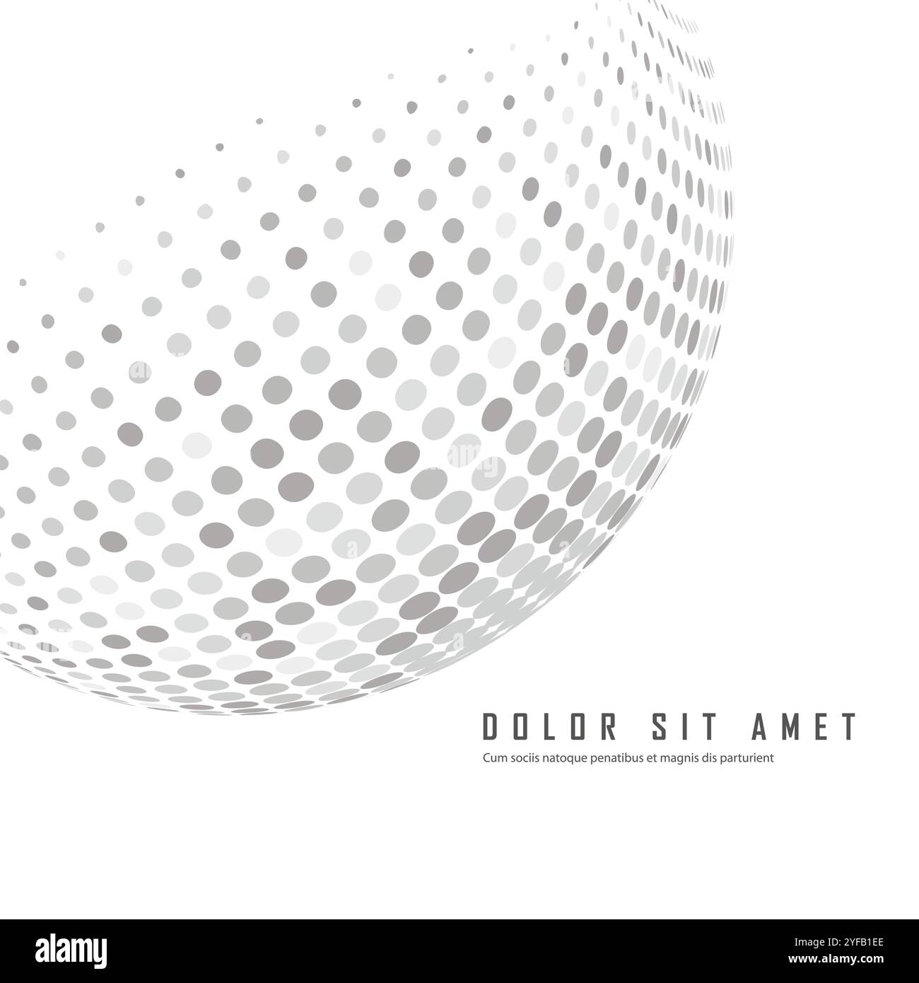 Vector 3d sphere consisting color points Stock Vector Image & Art - Alamy