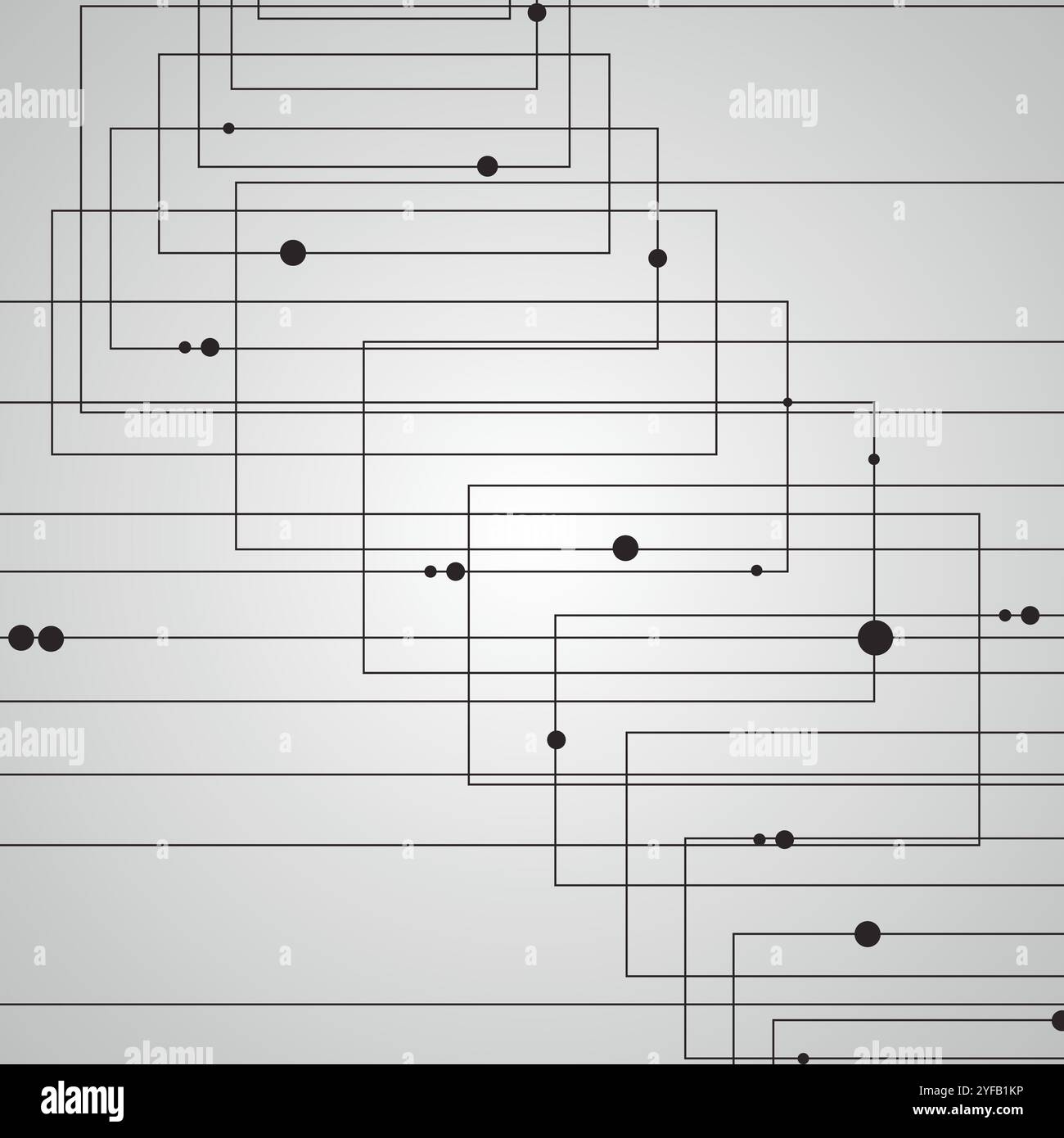Connect lines squares. Abstract geometric pattern. Digital ...