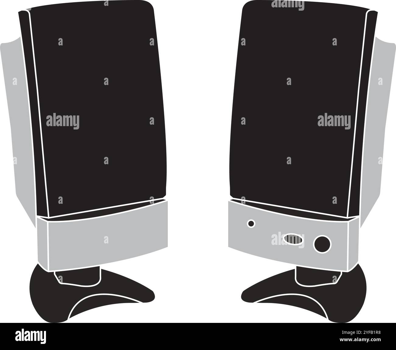 computer speakers icon vector illustration simple design Stock Vector ...