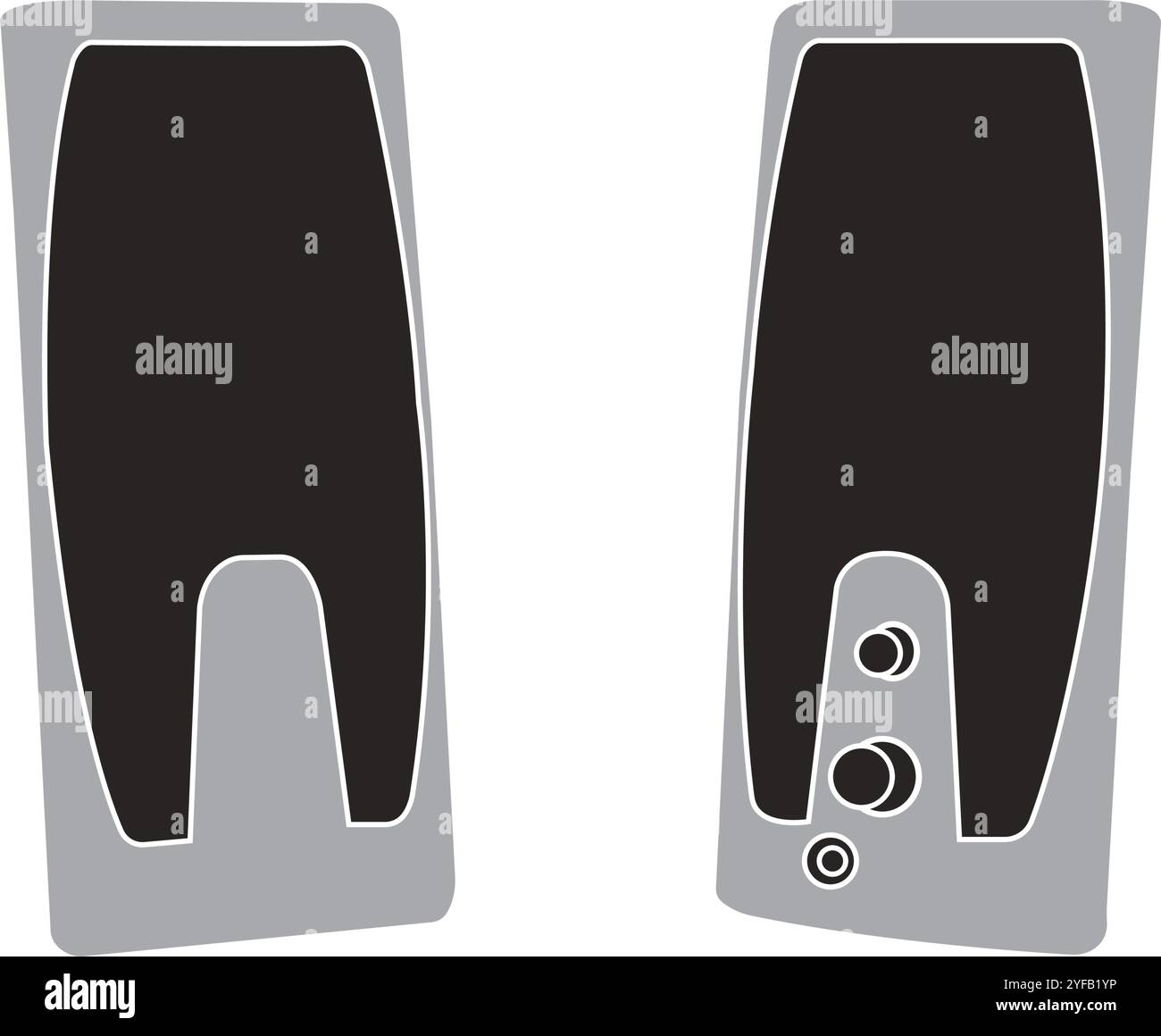 Simple office setup Cut Out Stock Images & Pictures - Alamy