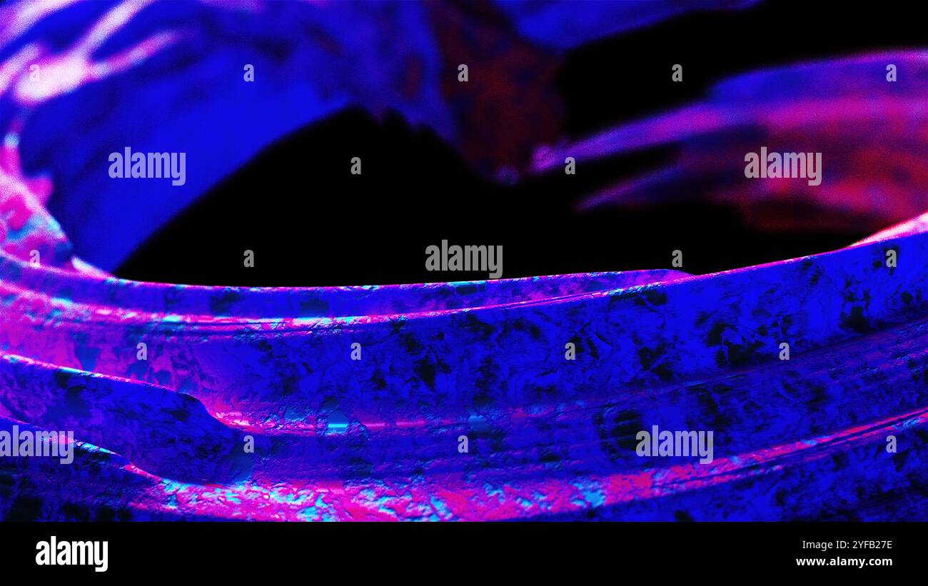 3d twisted shape. Computer generated Stock Photo - Alamy