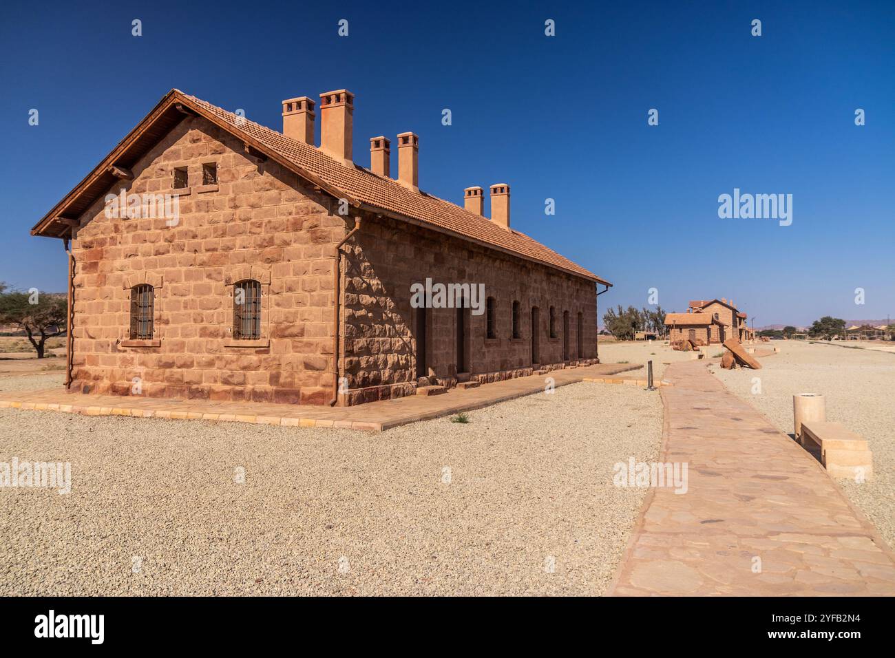 Train station of former Hejaz (Hijaz) Railway near Al Ula, Saudi Arabia ...