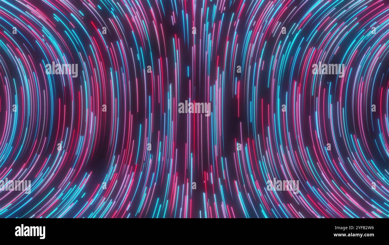 Animation purple light trails data hi-res stock photography and images - Alamy