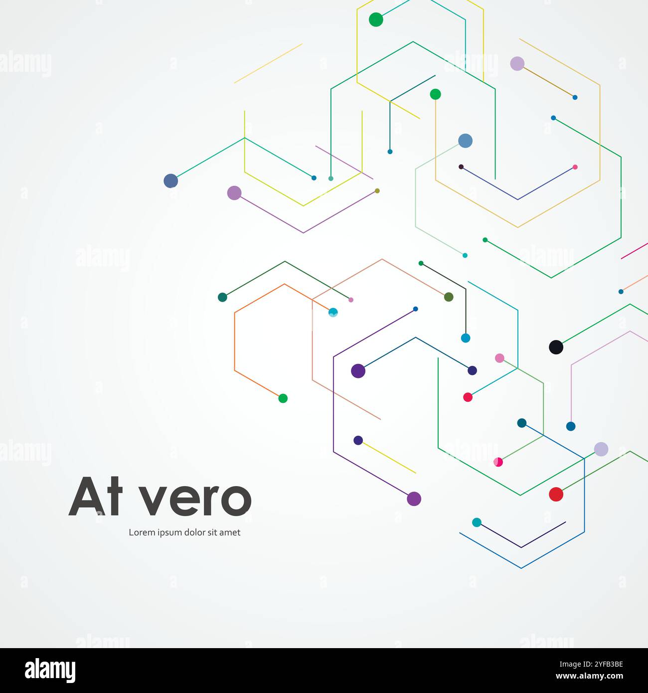 Abstract network design. Digital technology background. Creative vector ...