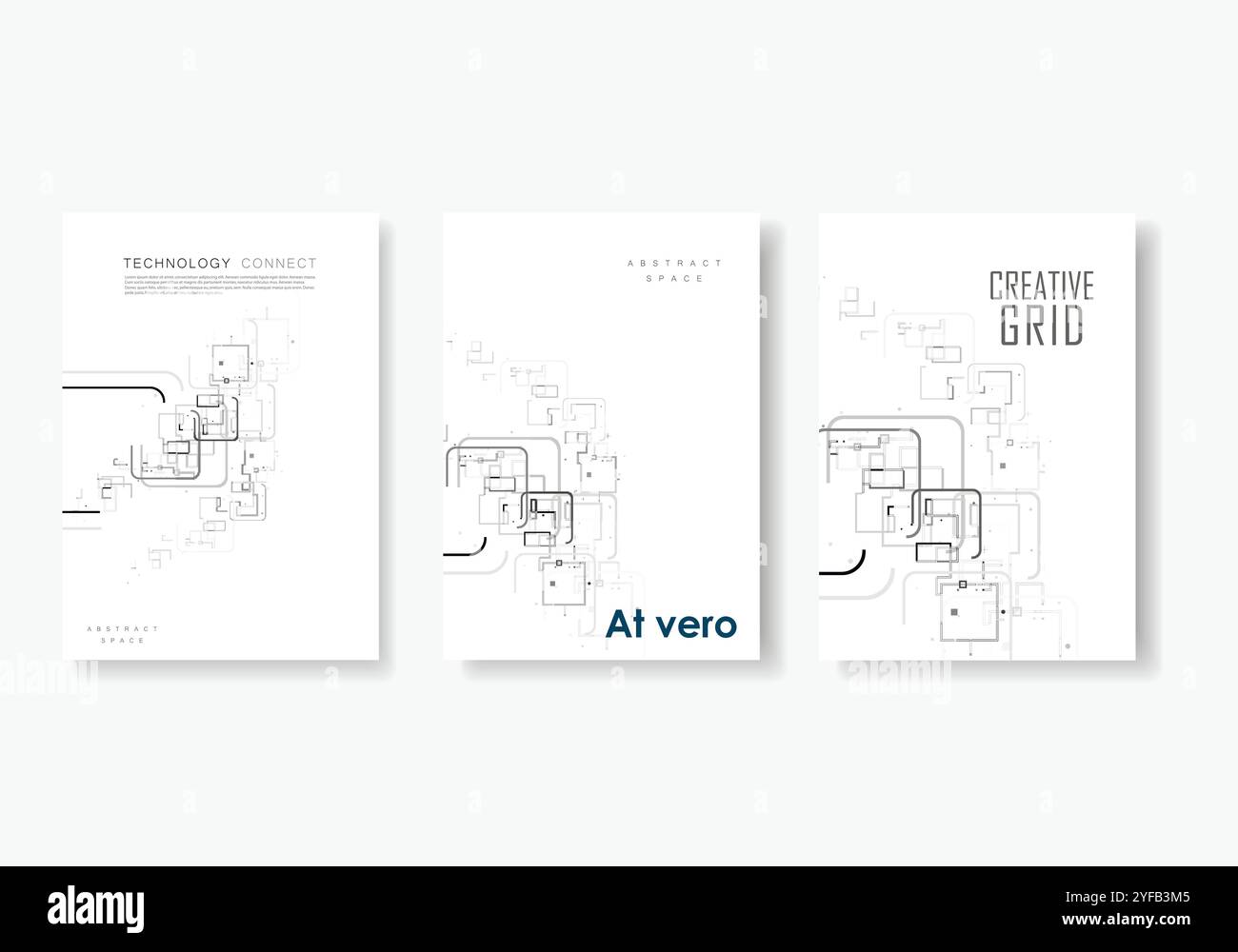 Blank template. Web banner layout. Advertising flyer brochure with ...